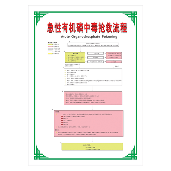 医院制度急救程序挂图过敏性休克抢救流程图示意图墙贴纸WSB169 WSB169-31 60*80cm  PP覆膜贴纸