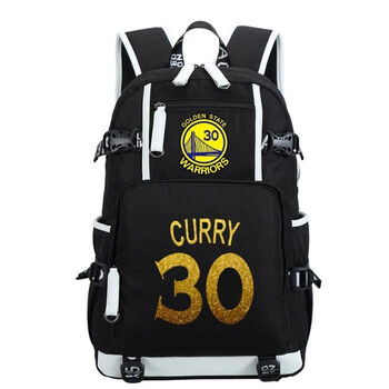 NBA篮球包科书比包库篮里詹球姆斯书包篮球双肩包哈登背包威少乔治周边夜光韦德送人生日礼物节日礼物礼品 库里04烫金