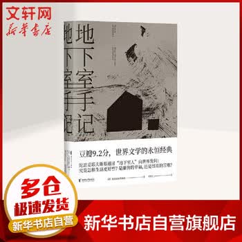 地下室手记 陀思妥耶夫斯基文集 刑法学教授罗翔推荐阅读 果麦经典文学