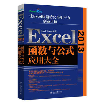 Excel2013函数与公式应用大全 Excel Home  书籍