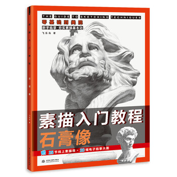 正版包邮 素描入门教程 石膏像 素描入门教程 零基础石膏像 人物 技法临摹案例 初学艺考美院 临摹
