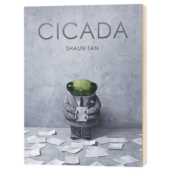 蝉 陈志勇 Cicada Shaun Tan 精装 英文原版绘本 同作者获奖作品 The Arrival 少儿英语启蒙书籍