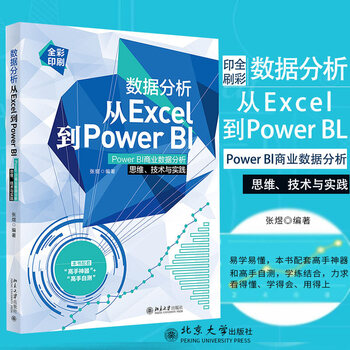 数据分析从Excel到Power BI：Power BI商业数据分析思维、技术与实践 可视化软件