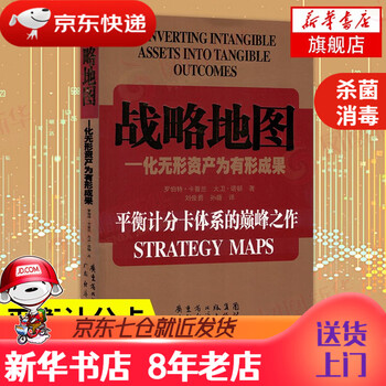 【新华书店 正版书籍】战略地图：化无形资产为有形成果罗伯特.卡普兰广东经济出版社 正版图书绘本