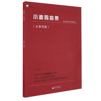 小奏鸣曲集 大音符版 邵鲁  广西师范大学出版社