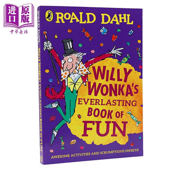 Willy Wonka's Book 威利旺卡 趣味插画绘本儿童书籍 Roald Dahl罗尔德达尔