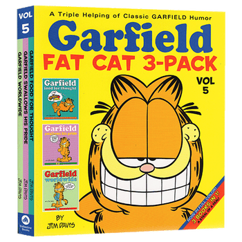 英文原版 漫画第五卷 加菲猫  Garfield Fat Cat 3 Pack 5 英文版儿童英语读