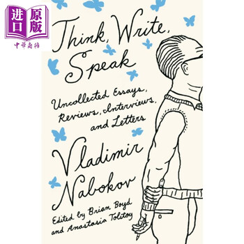 思考 写作 谈话 纳博科夫 Think Write Speak 英文原版 Vladimir N