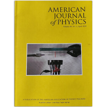 【单期可选】American Journal of Physics 美国物理学研究杂志 2021年4 2021年4月刊