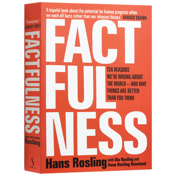 预售英文原版 Factfulness事实性 清晰思考世界的指南生动的轶事和动人的故事人生哲学