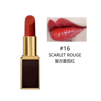 【汤姆福特汤姆福特（TOM FORD）TF口红 经典唇膏 3g 16 SCARLET ROUGE 复古番茄红 滋润（奶油质地）】汤姆福特 ...