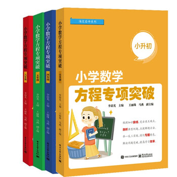 小学数学方程专项突破系列  共4册