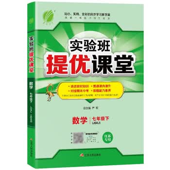 实验班提优课堂 初中数学七年级下册苏科版江苏专用(JSKJ)课时同步基础强化练习2022年春