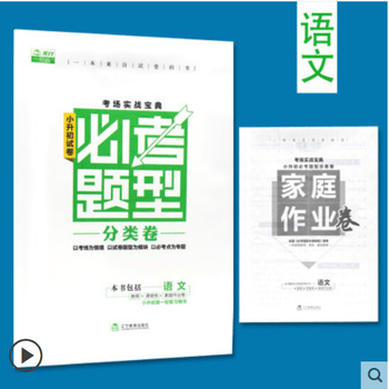 小升初试卷必考题型分类卷语文数学英语考场实战宝典第一轮复习用书+专项训练龙门一号卷小学系统总复习六年级毕业升学必刷试题卷 语文