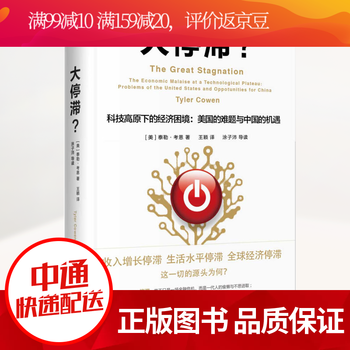 大停滞 科技高原下的经济困境 美国的难题与中国的机遇 /经济/书籍/k