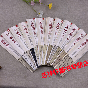 经典碑帖临摹卡 近距离临帖摹字练习卡 弘蕴轩编 放大版 套装全12册