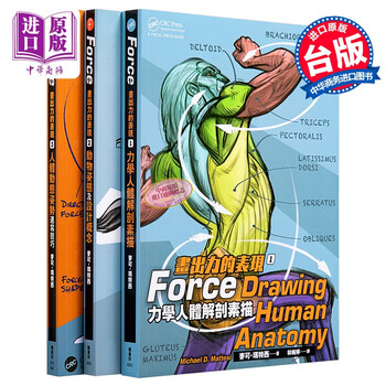 画出力的表现套书1-3 共三册 港台原版 麦可 玛特西 枫书坊 素描 绘画技法