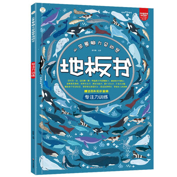 小笨熊 脑力总动员地板书 专注力训练 观察力培养 早教 益智游戏 专注力训练0-6岁(中国环境标志产品 绿色印刷)