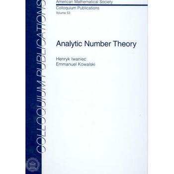 解析数论 精装 Analytic Number Theory