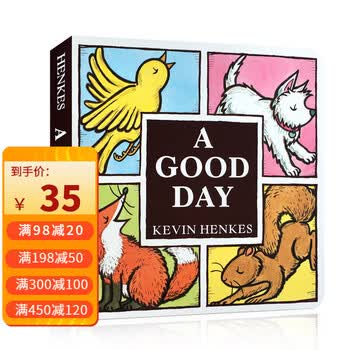 英文原版 A Good Day Board Book 美好的一天 纽约时报畅销书 儿童纸板书