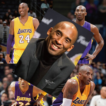 凯文杜兰特詹姆斯科比明信片NBA球星周边卡片贴纸周边同款写真 科比海报(8张随机)