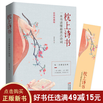枕上诗书全套系列一本书读懂中国古诗词 中国诗词大会枕上诗书唐诗宋词诗经徐若央著精选彩图枕边书一诗一故事消愁珍藏版畅销书籍