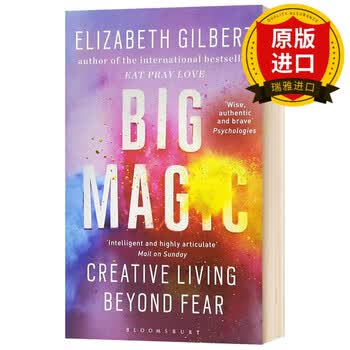 大魔术 英文原版 Big Magic 大魔法 Elizabeth Gilbert 伊丽莎白吉尔伯特