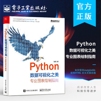 Python数据可视化之美 专业图表绘制指南 全彩 张杰 NumPy 和Pandas 数据操作方法 matplotlib Seaborn 和plotnine 图形语法图书籍