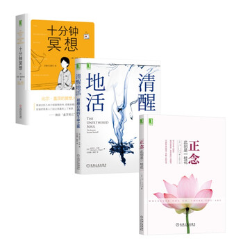 正念冥想清醒活着三部曲（京东套装共3册）