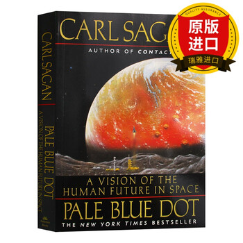 暗淡蓝点 英文原版 Pale Blue Dot 人类的未来在空间中视觉 英文版进口原版英语书籍