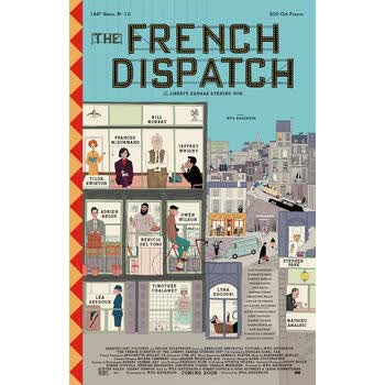 英文原版 法兰西特派 电影故事剧本 The French Dispatch 韦斯·安德森 Wes Anderson 甜茶主演