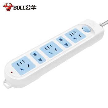 【公牛插座】公牛（BULL）GN-608插座接线板插板拖线板插排5位总控开关插座6m1个装【行情 报价 价格 评测】-京东