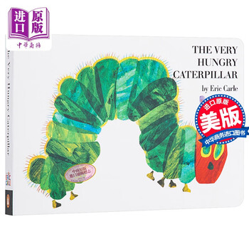 【中商原版】好饿的 饥饿的毛毛虫 绘本洞洞书0-3岁撕不烂The Very Hungry Cater