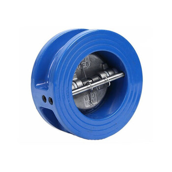 【润宏工品H76X-16 铸铁对夹止回阀 水泵排污用 逆止阀 双瓣止回阀】润宏工品 H76X-16 铸铁对夹止回阀 水泵排污用 逆止阀 双瓣止回阀 DN250/304板 一个价 【行情 报价 ...