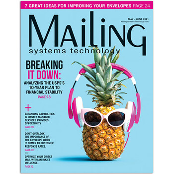 【单期可选】Mailing Systems Technology 2019/20/21年月刊 美国邮 2020年11/12月合刊