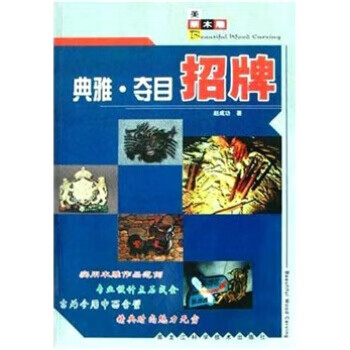 美丽木雕：典雅 夺目招牌【正版图书】