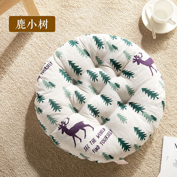 坐垫地上加厚椅子椅垫办公室久坐小座垫学生宿舍板凳凳子屁股屁垫 鹿小树 40*40cm