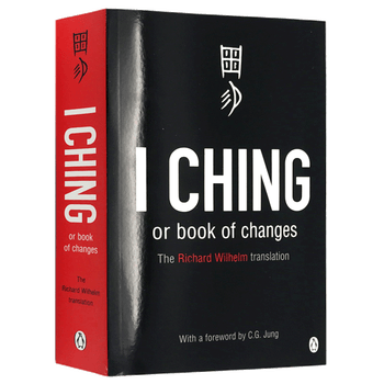 易经 英文原版 I Ching or Book of Changes 荣格写序 中华文明大成的一部经典卫礼贤译本