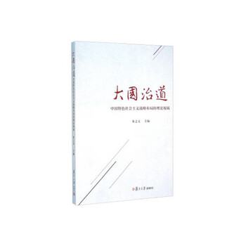 正版书籍 大国治道：中国特色社会主义战略布局的理论视域 复旦大学出版社9787309115208 30 朱之文