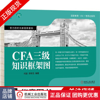 包邮 CFA三级知识框架图8004536