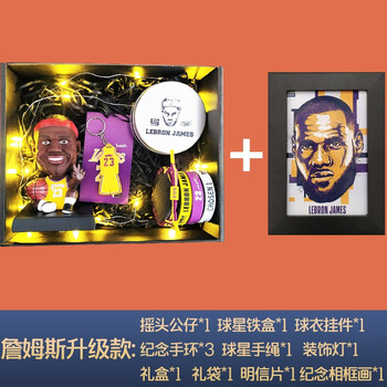 球星科比詹姆斯库里篮球周边公仔人偶手办生日情人节礼物纪念品送男生 詹姆斯升级款
