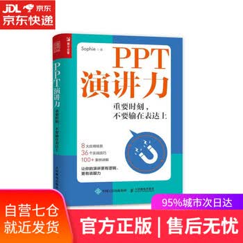 【正版图书】PPT演讲力:重要时刻,不要输在表达上 Sophie 人民邮电出版社