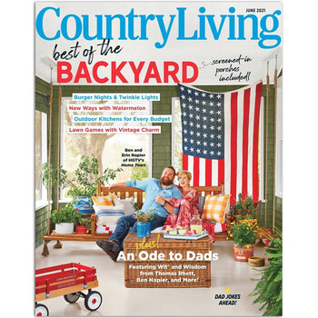 【单期可选】Country Living 乡村生活 2021年月刊 美国家居设计软装饰品杂志 2021年6月刊