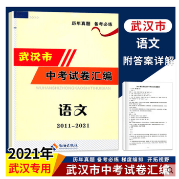 2022版中考试卷汇编语文 初中语文专题训练手册2011-2021年武汉市中考语文试题真题汇编练习9