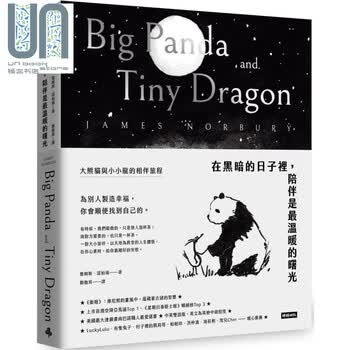 在黑暗的日子里 陪伴是最温暖的曙光 大熊猫与小小龙的相伴旅程 Big Panda and Tiny Dragon 港台原版 James Norbury 时报出版