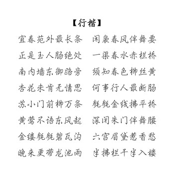2022年公务员申论范文考试字帖国考公考楷书行楷临摹钢笔练字帖 行楷