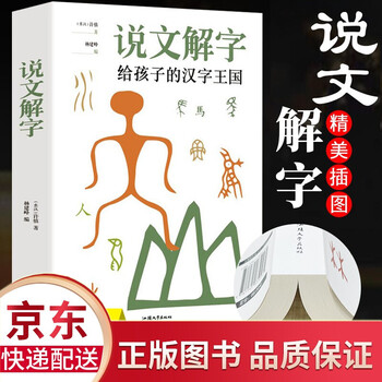 说文解字详解 许慎著 小学生儿童版 给孩子的汉字王国 写给孩子的史记 语言文字 古代汉语字典 画说汉字书籍 说文解字
