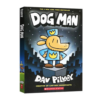 可多选 神探狗狗1-10全十册平装英文原版Dog Man内裤人captain underpants 幽默英语漫画彩页桥梁书6-12岁儿童英文读物Dav Pilkey英语读物 神探狗狗 8