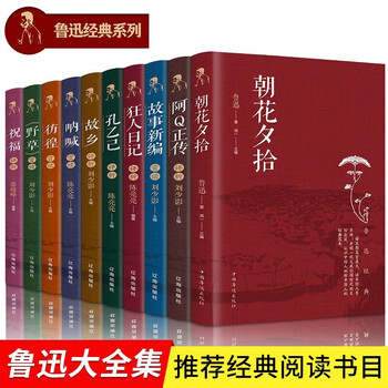 正版10册 鲁迅全集呐喊朝花夕拾故事新编野草故乡孔乙己彷徨阿Q正传祝福狂人日记鲁迅作品集散文杂文集