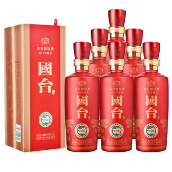 国台 国标酒 茅台镇酱香型白酒 婚宴用酒 53度 500ml 2015年酿造 整箱装（6瓶）【图片 价格 品牌 报价】-京东